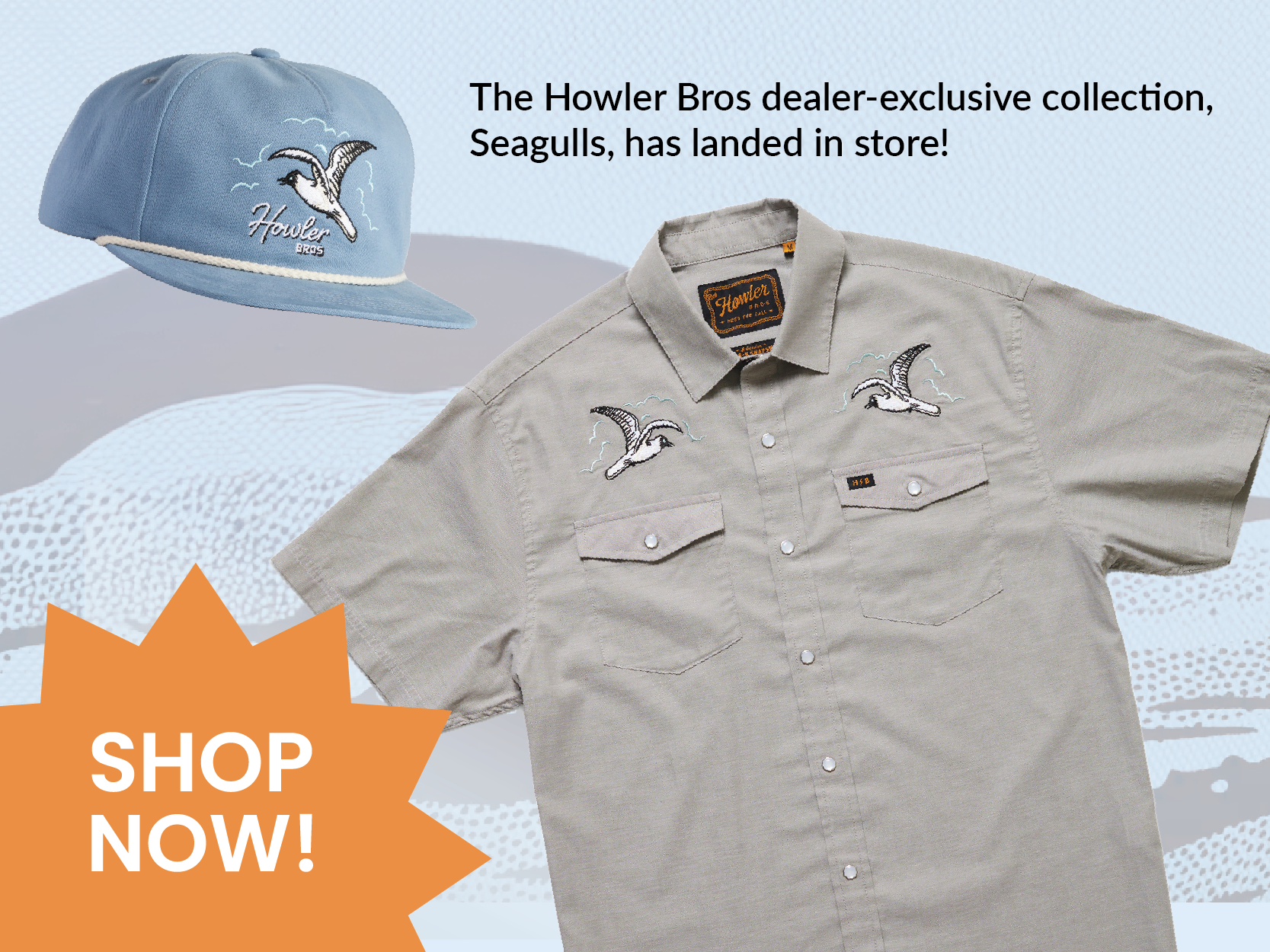 Shop Our New Dealer-Exclusive Howler Bros Collection, Seagulls ...